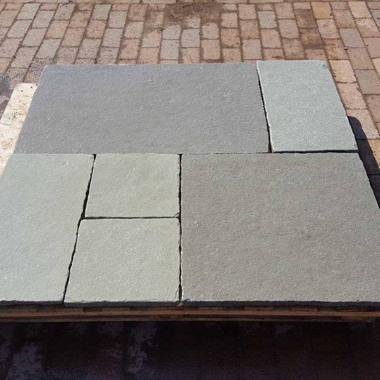 Reclaimed Yorkstone Flagstone Buff/Grey- Mixed Grade - Watling Reclamation