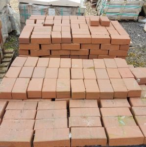 Red Paving Blocks (chamfered) - Watling Reclamation