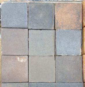 9" Reclaimed Handmade Blue Quarry Tiles - Watling Reclamation