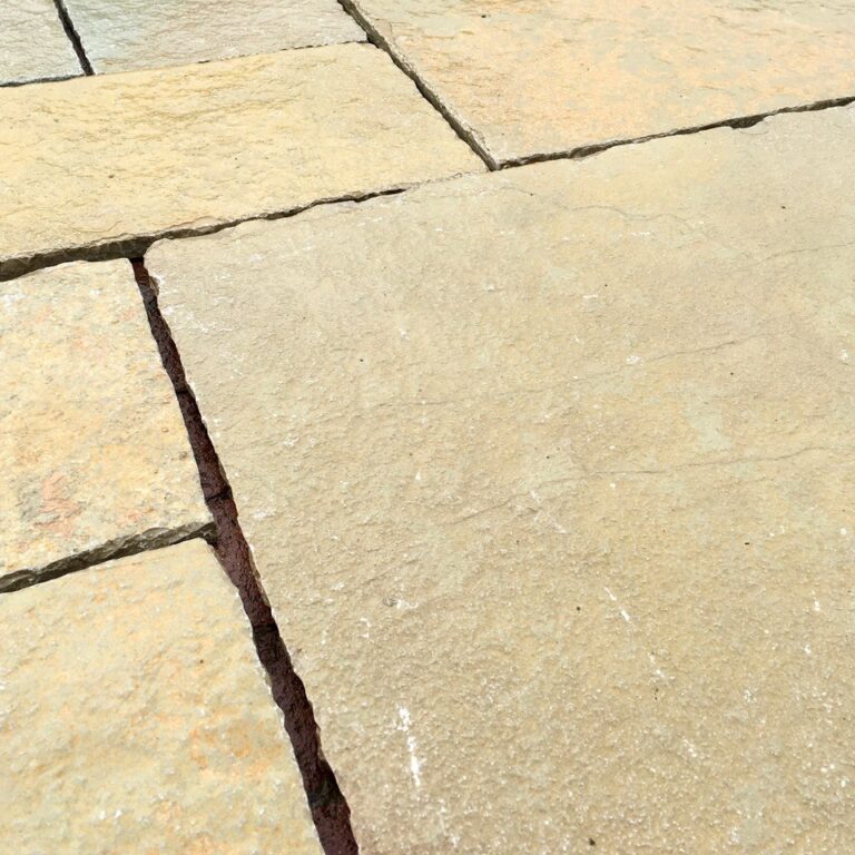 Tumbled Buff Limestone Paving 22mm (Only £35/m2 + VAT) - Watling ...