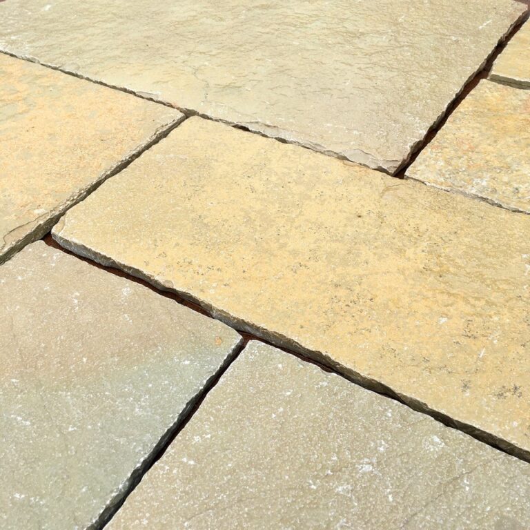 Tumbled Buff Limestone Paving 22mm (Only £35/m2 + VAT) - Watling ...