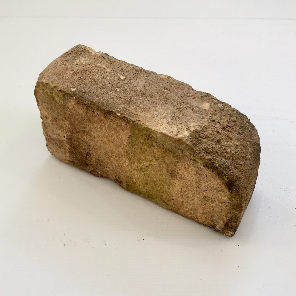 Buff Single Bullnose Brick 3" (Reclaimed) - Watling Reclamation