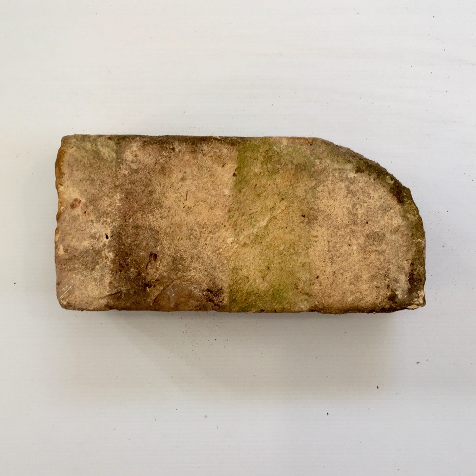 Buff Single Bullnose Brick 3" (Reclaimed) - Watling Reclamation