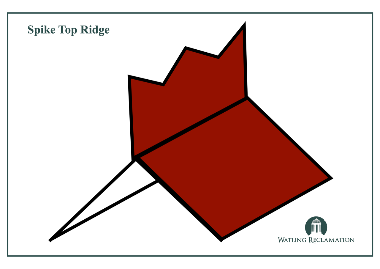 Roof Ridge Tiles (Reclaimed) - Watling Reclamation