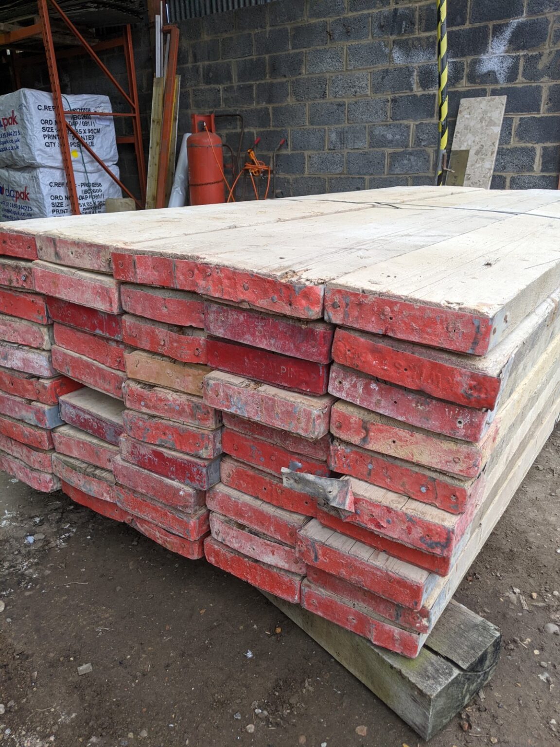 Reclaimed Heavy Duty Scaffold Boards Extra Thick - Watling Reclamation