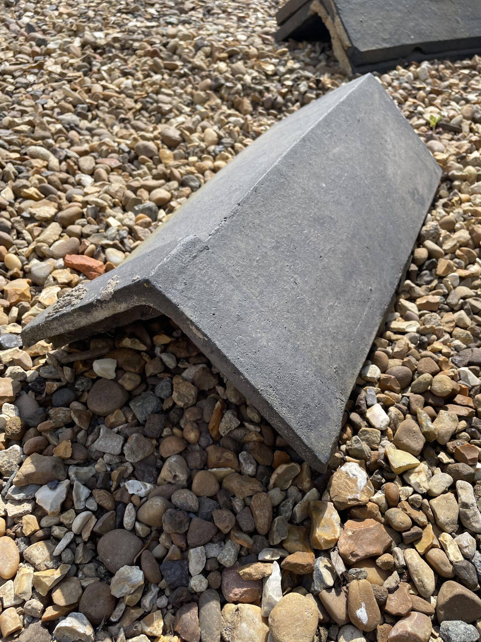 Blue Clay Capped Ridge Tiles - Watling Reclamation