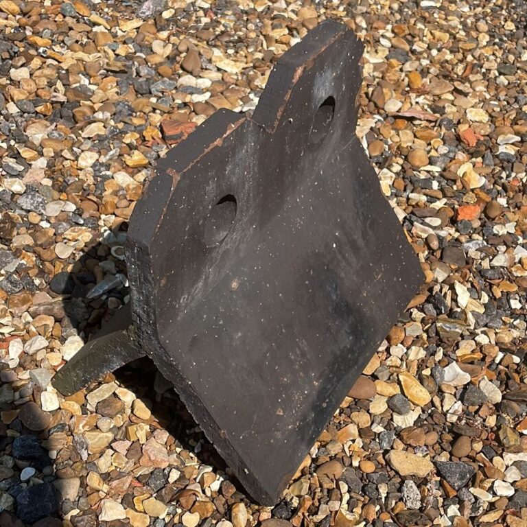 Blue Clay 2-hole Crested Ridge Tiles - Watling Reclamation