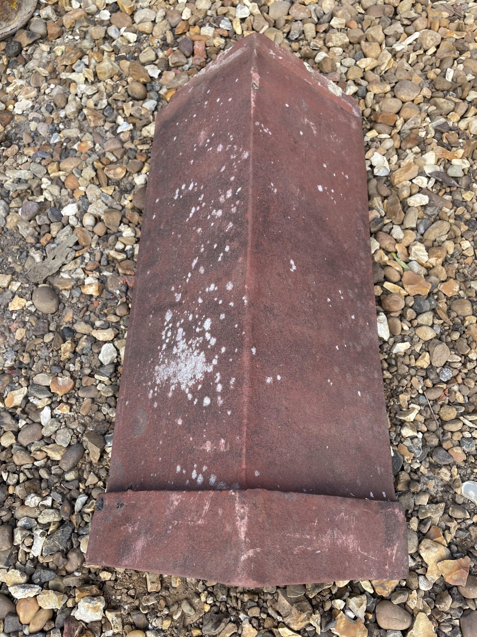 Red Clay Capped Ridge Tiles - Watling Reclamation