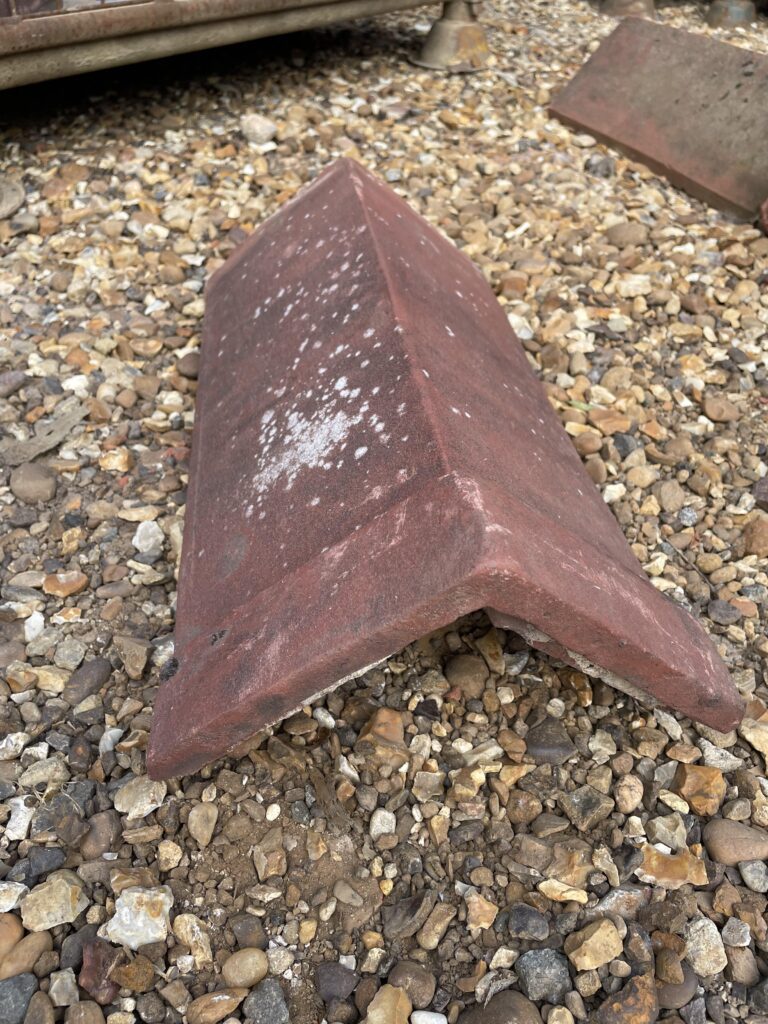 Red Clay Capped Ridge Tiles - Watling Reclamation