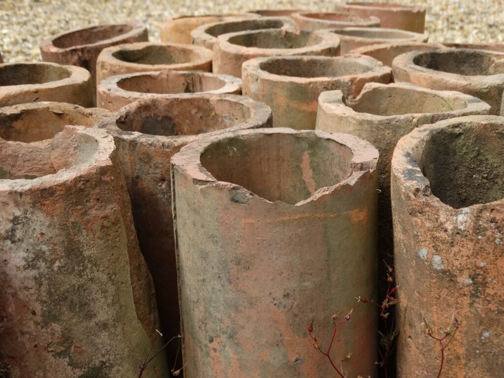 Terracotta Land Drain Pipes - Watling Reclamation