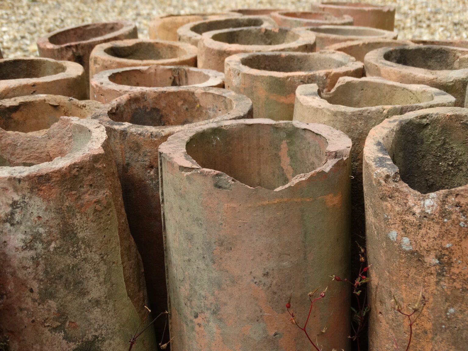 Terracotta Land Drain Pipes - Watling Reclamation