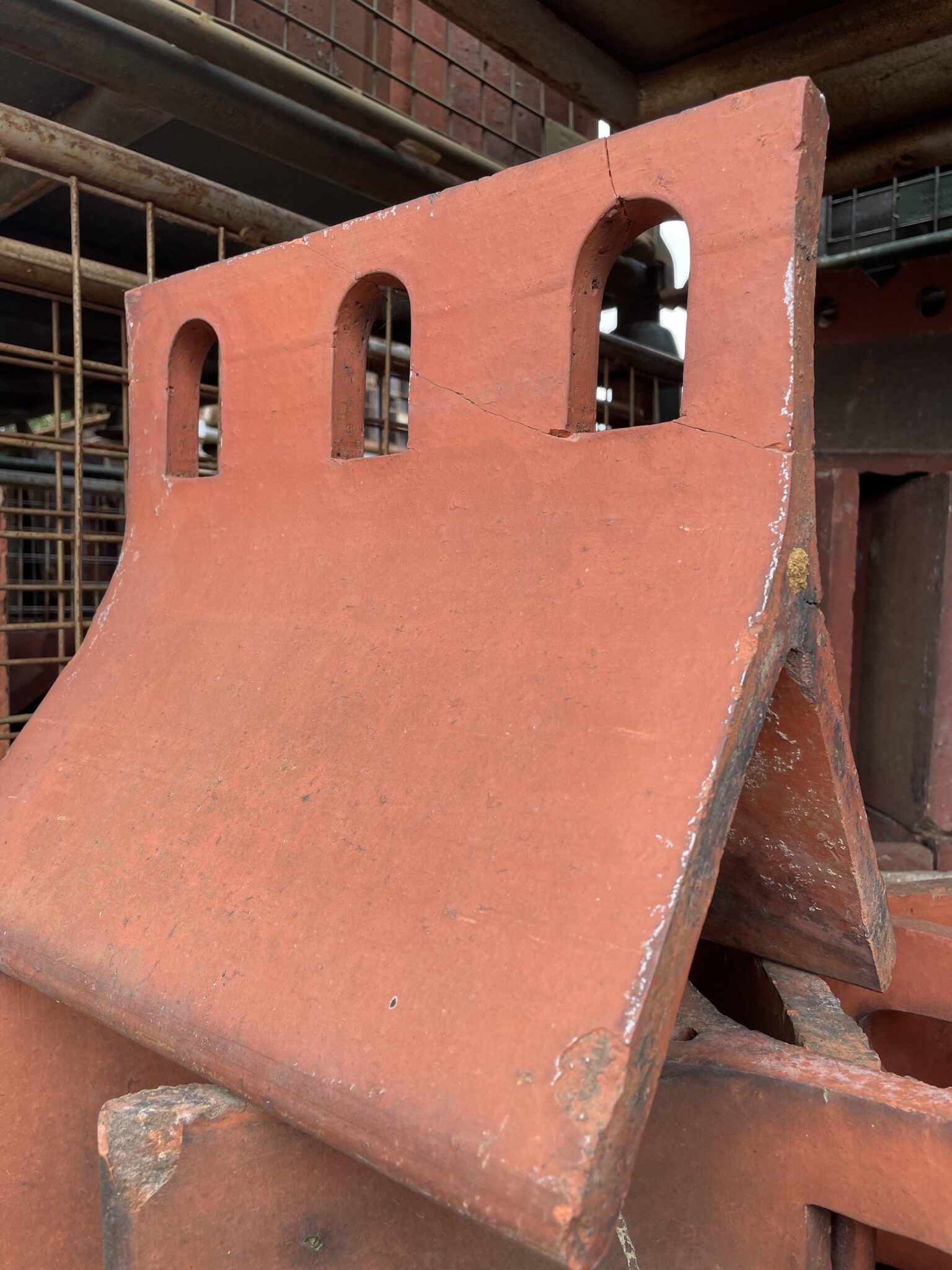 Red Clay Thumbnail Crested Ridge Tiles - Watling Reclamation