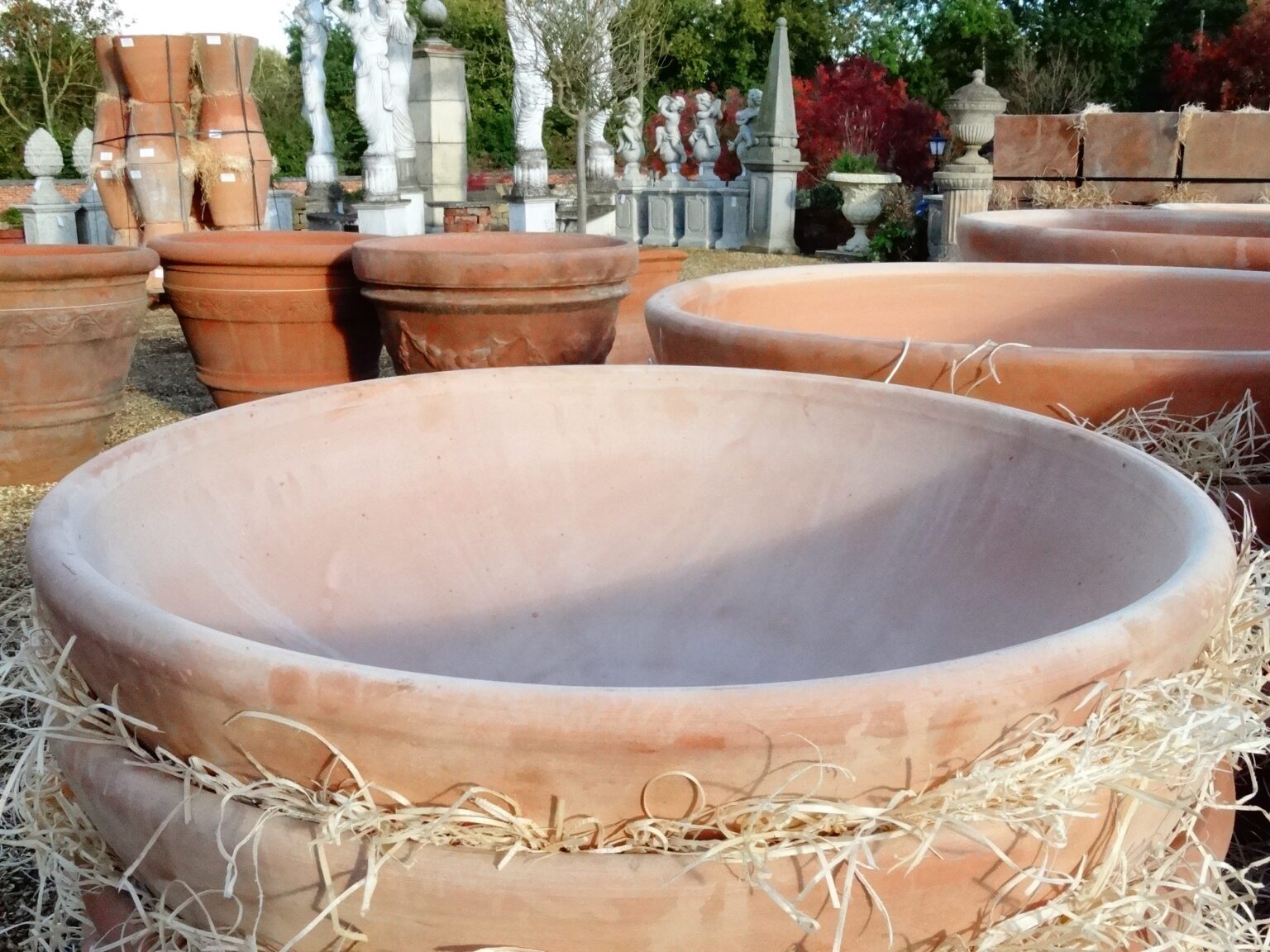 Handmade Italian Plain Terracotta Bowls - Watling Reclamation