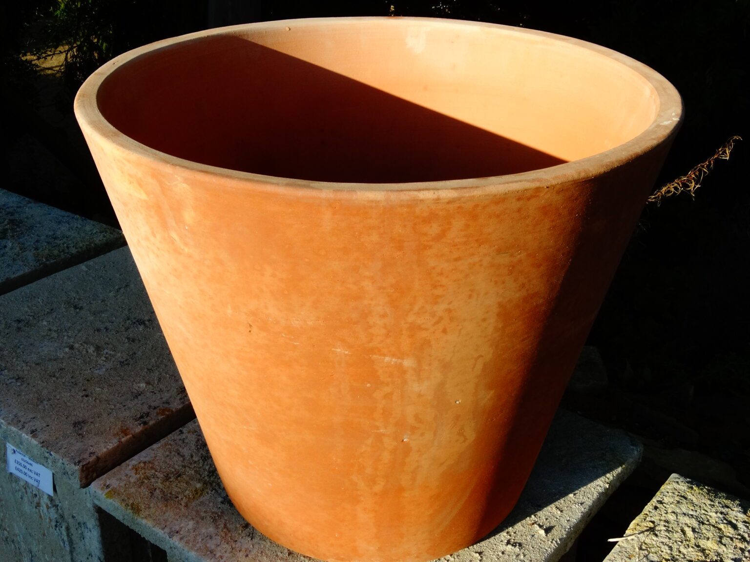 Handmade Italian Tall Plain Pot - Watling Reclamation
