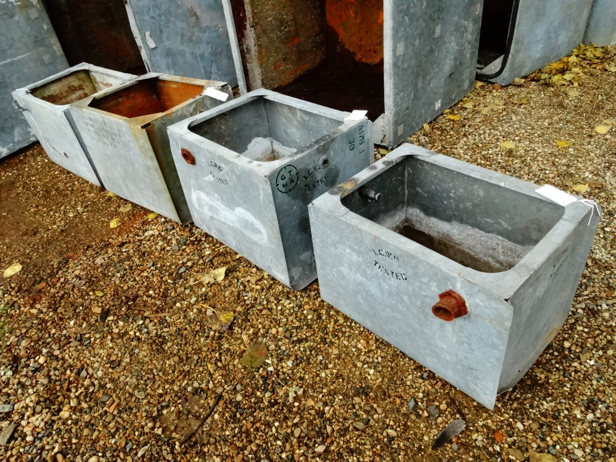 Galvanised Water Tanks - Watling Reclamation