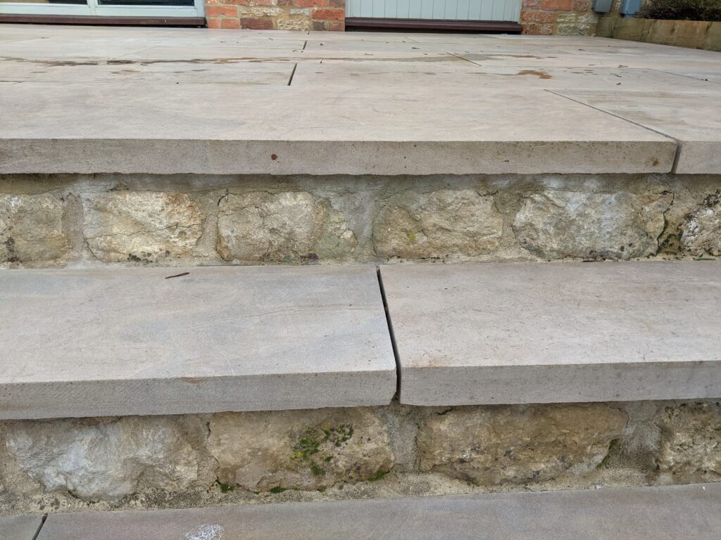 Desert Blush Sawn and Polished Sandstone Paving - Watling Reclamation
