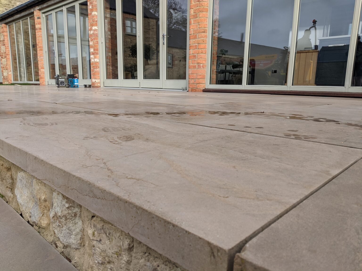 Desert Blush Sawn and Polished Sandstone Paving - Watling Reclamation