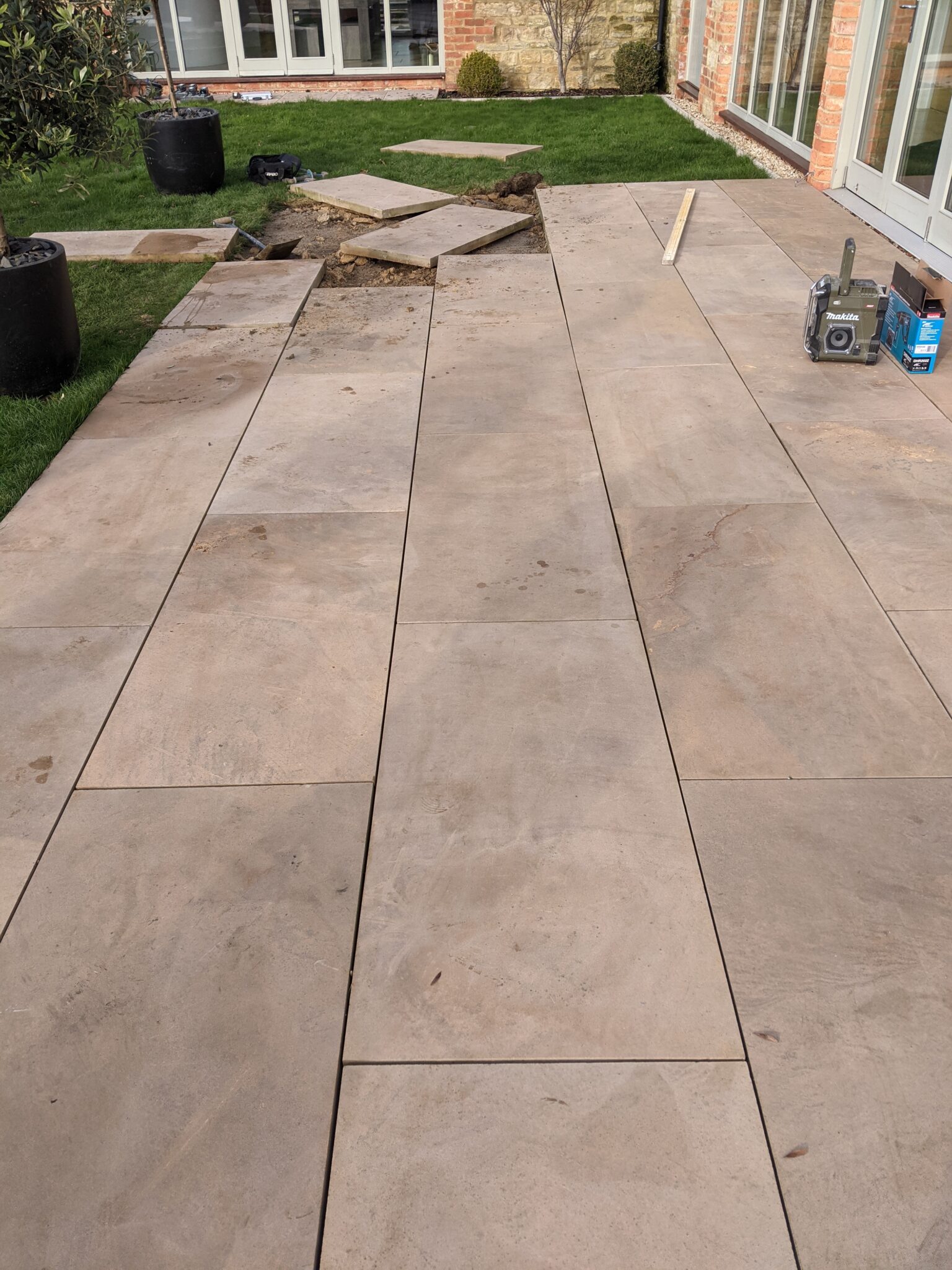 Desert Blush Sawn and Polished Sandstone Paving - Watling Reclamation