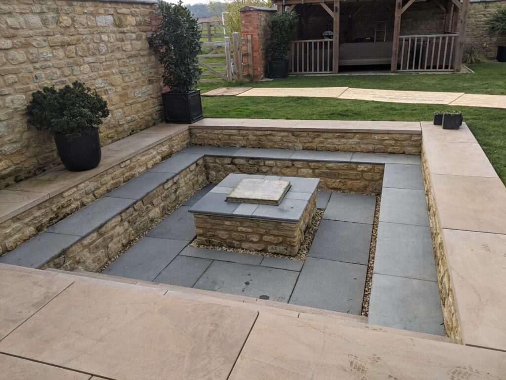 Desert Blush Sawn and Polished Sandstone Paving - Watling Reclamation