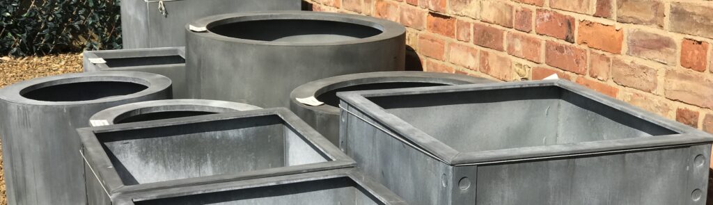 Zinc Planters and Pots - Watling Reclamation