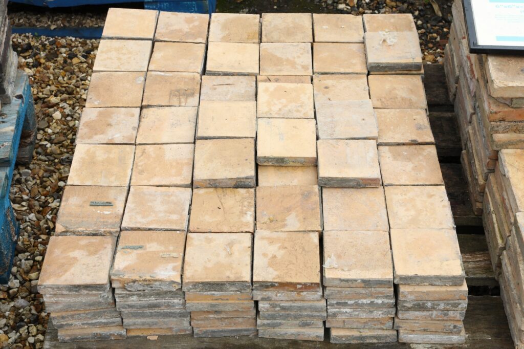 Handmade Buff Quarry Tile (Reclaimed) 4" - Watling Reclamation