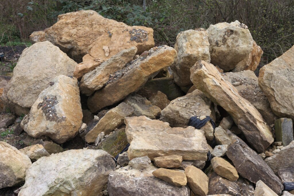 Limestone Rockery Stone Loose - Watling Reclamation