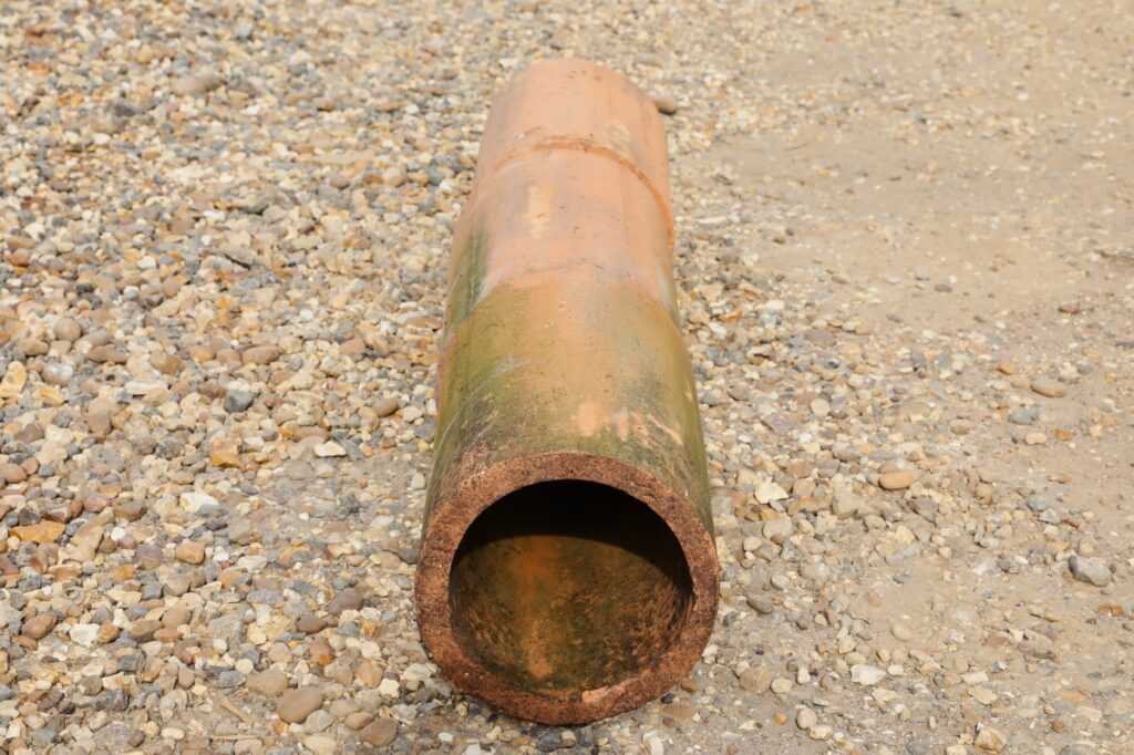 Terracotta Land Drainage Pipes (Reclaimed) - Watling Reclamation