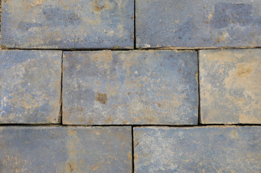 Smooth Blue Victorian Pavers - Watling Reclamation