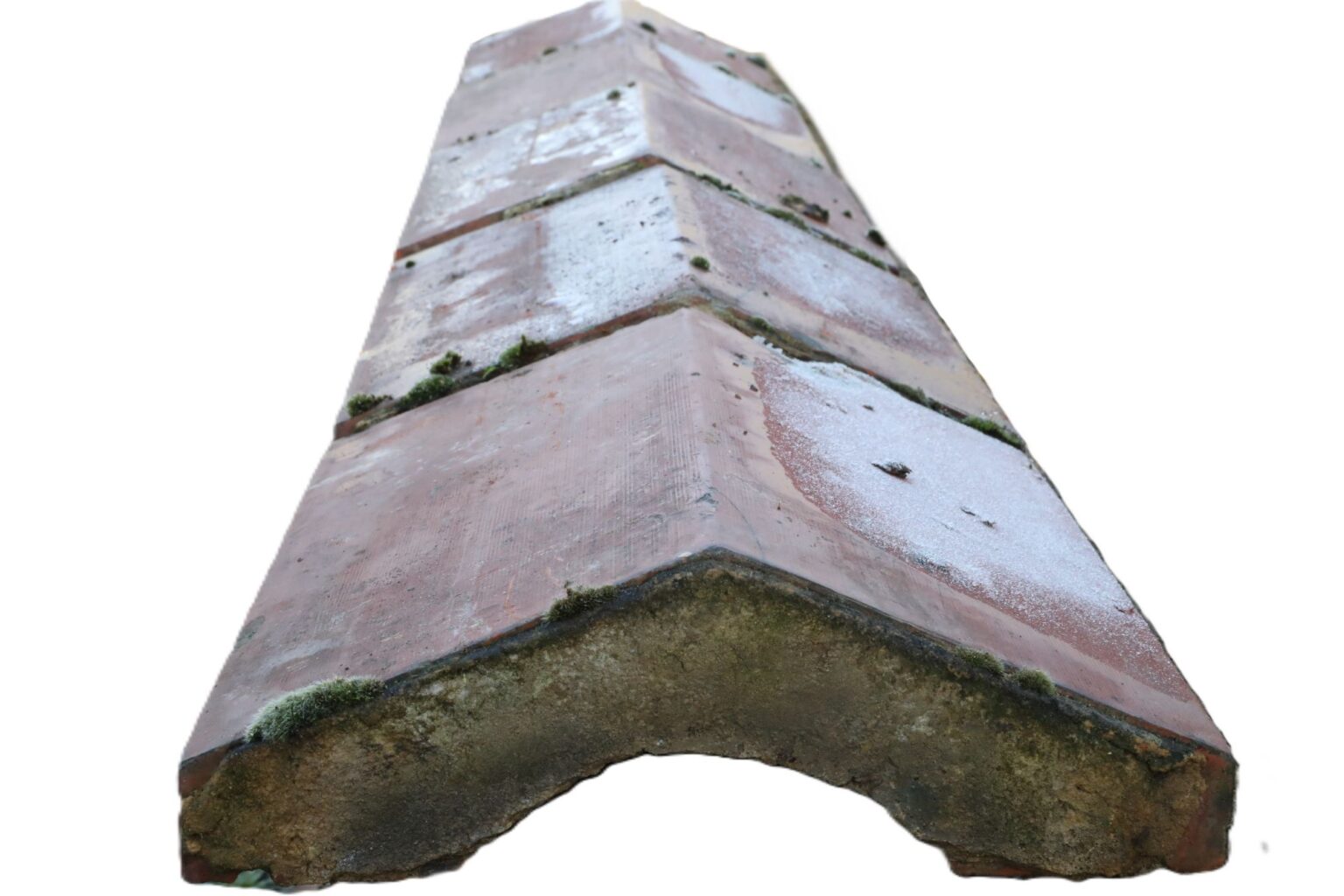 Square Edge Wall Coping-Red 12" - Watling Reclamation