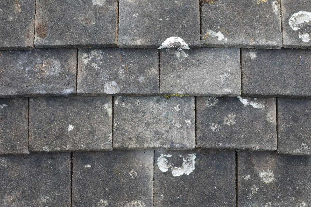Grey Textured Concrete Roof Tiles Reclaimed 10 1/2" - Watling Reclamation