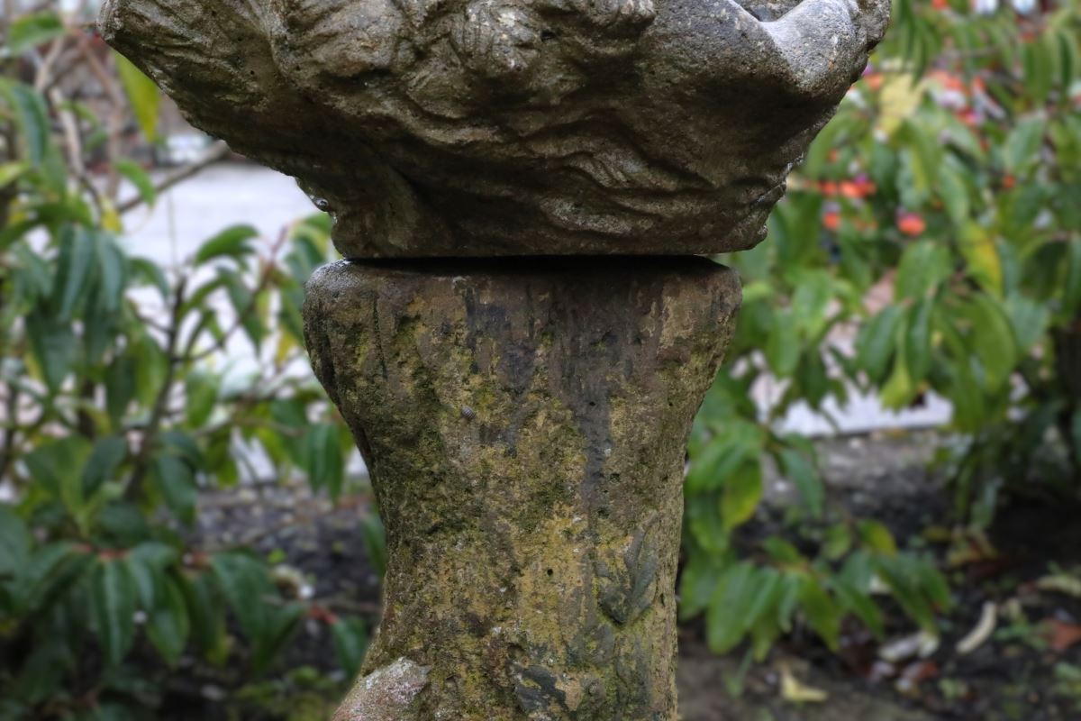 Tree and Squirrels Bird Bath 90cm H - Watling Reclamation