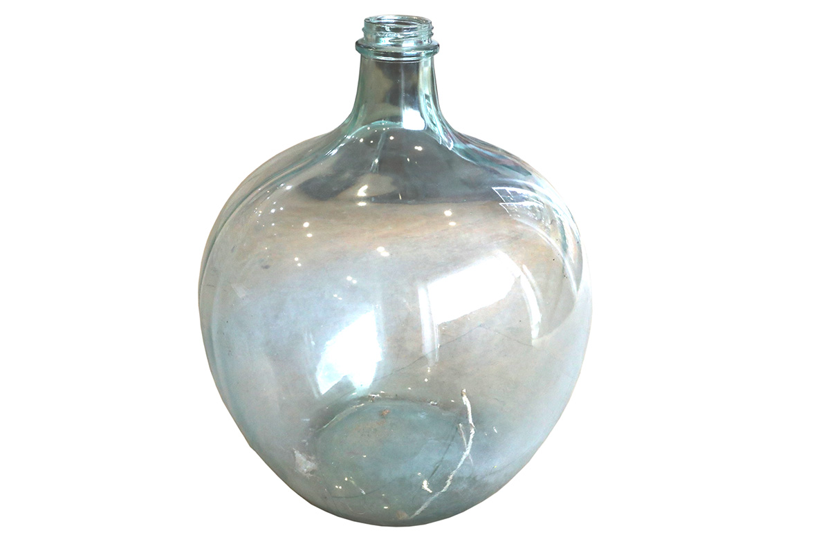 Vintage Glass Demijohn Terrarium 56cm H - Watling Reclamation